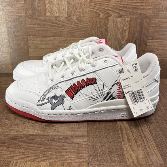 adidas | Shoes | Adidas X Disney Pixar Forum Low White Gx99 Mens Size ...